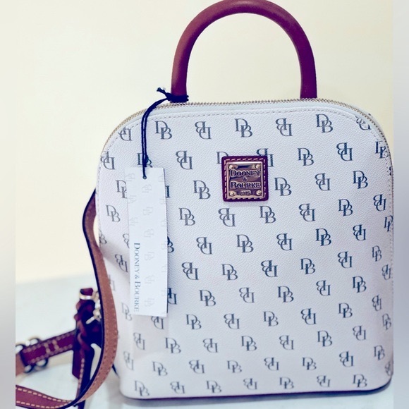 Dooney & Bourke | Bags | Nwt Dooney Bourke Pod Backpack White With Gray ...